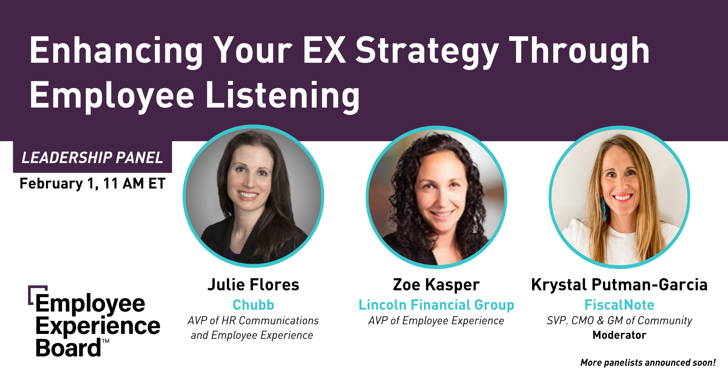 Panel on Enhancing Your EX Strategy through Employee Listening